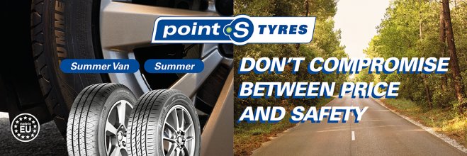 Get your Point S Summer for passenger, sports cars and SUVs